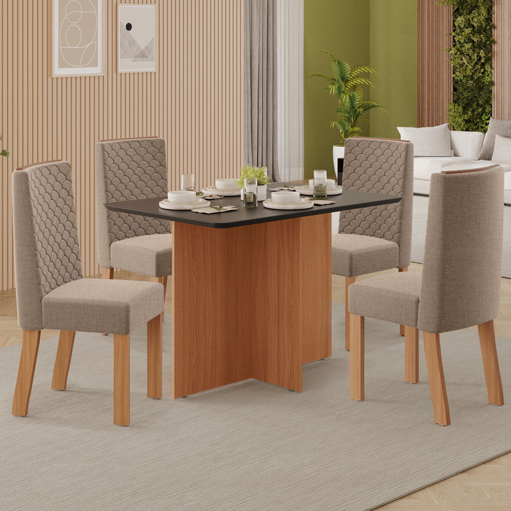 SALA FRIDA +4 CAD ARIEL C/PES MDF | Tuboarte